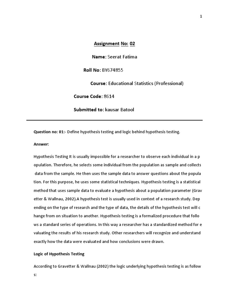 Assignment#2 (8614) | PDF