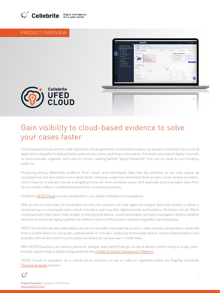 Gain Visibility To Cloud-Based Evidence To Solve Your Cases Faster | PDF | Cloud Computing ...