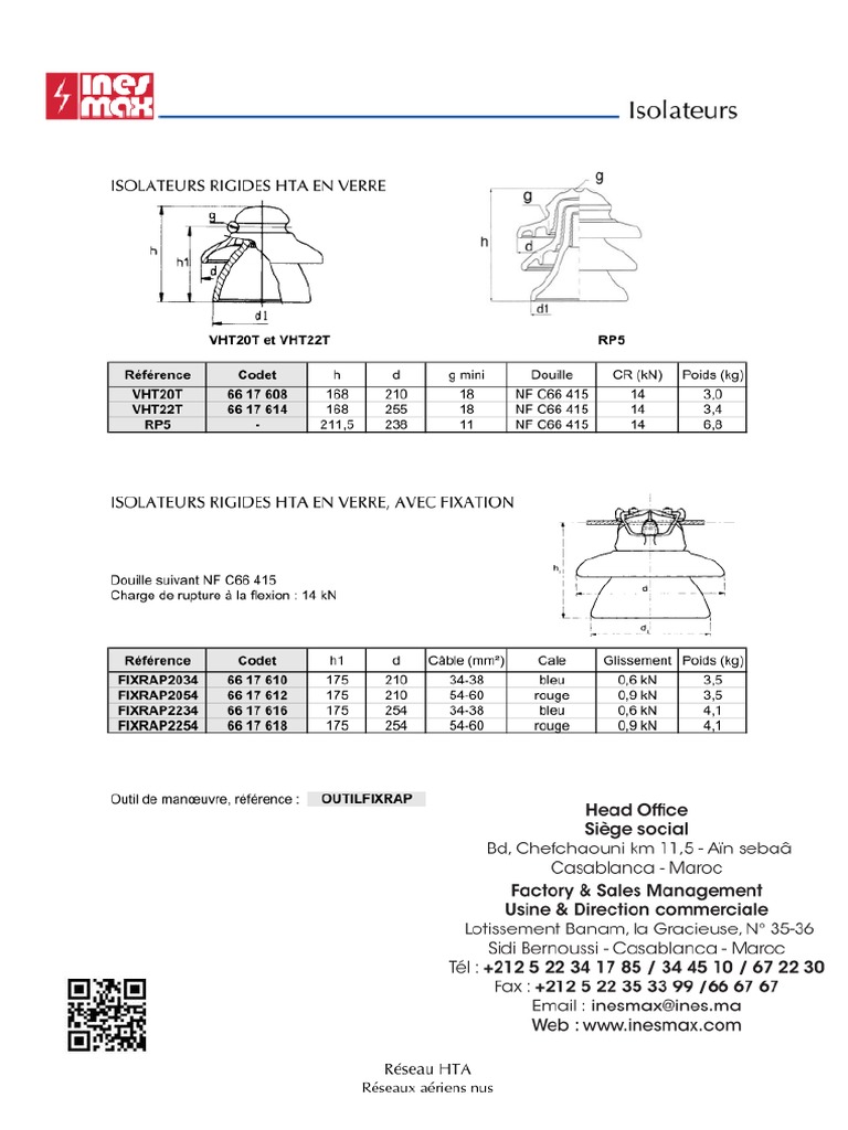 FT Isolateurs Rigide en Verre Trempe | PDF