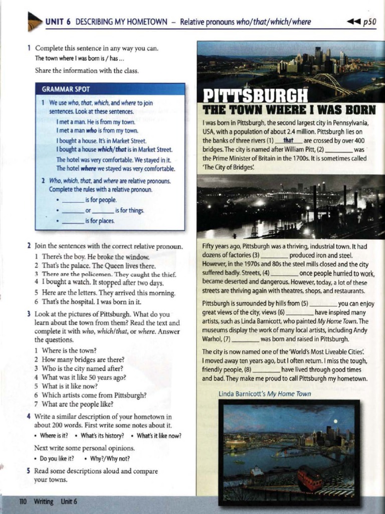 English Grammar for ESL Students | PDF | Pittsburgh