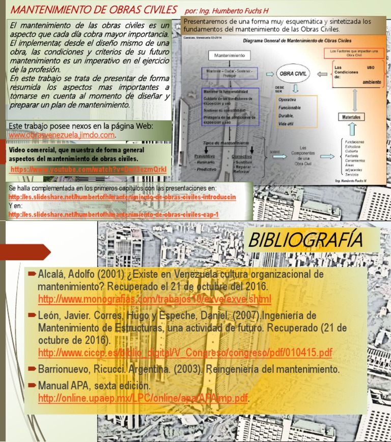 Mantenimiento de Obras Civiles | PDF | Arte