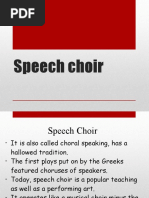 Positioning Your Choir | PDF | Singing | Choir