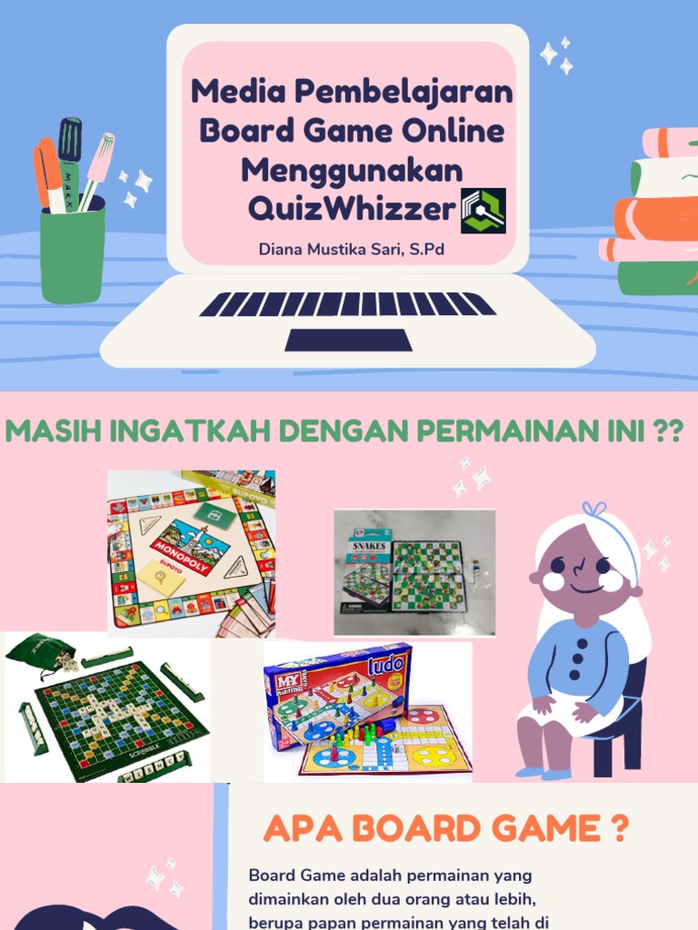 Media Pembelajaran Board Game Menggunakan QuizWhizzer | PDF