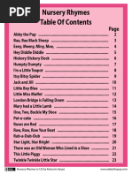 Nursery Rhyme Book | PDF | Children's Music | Traditional Children's Songs