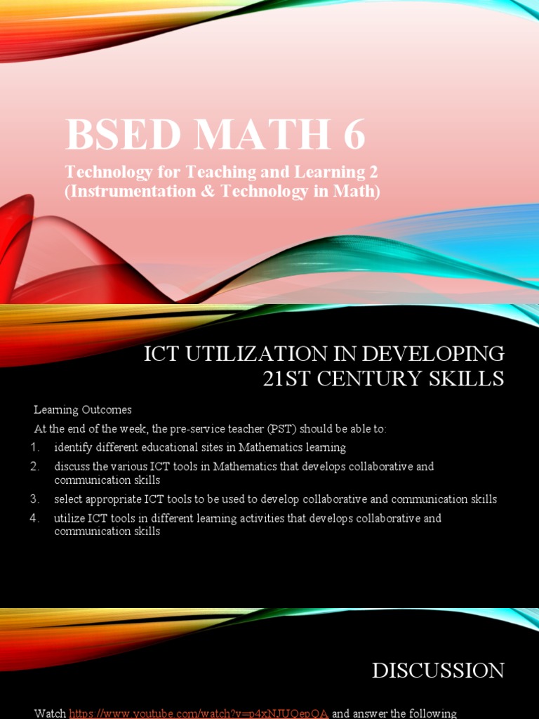 1st Powerpoint BSED Math 6 | PDF