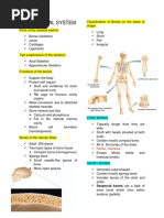 Anatomy - & - Physiology Cheat Sheet | PDF | Bone | Skin