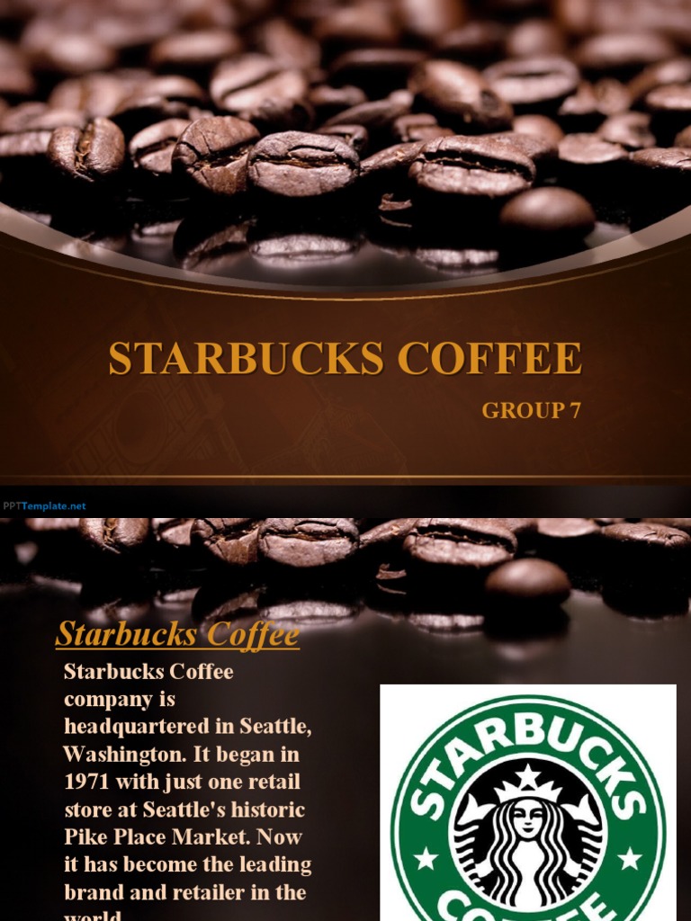 0035 Coffee PPT Template | PDF | Starbucks | Coffee