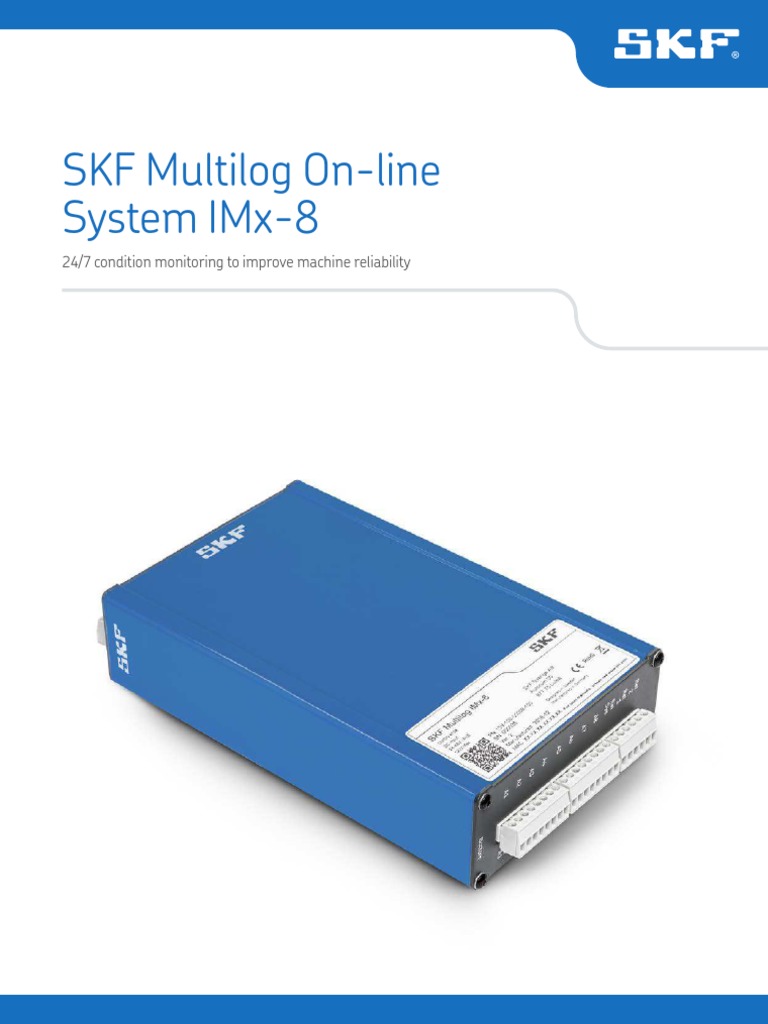SKF Multilog On-Line System Imx-8: 24/7 Condition Monitoring To Improve ...