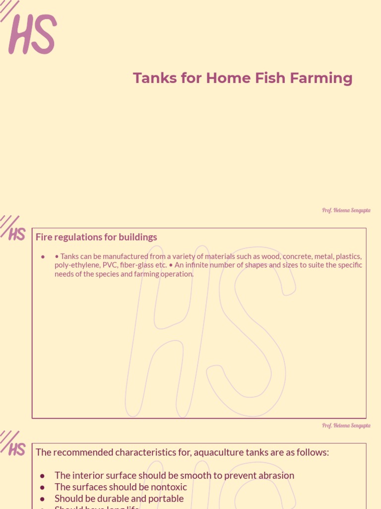 Tanks For Home Fish Farming | PDF | Aquarium | Plastic