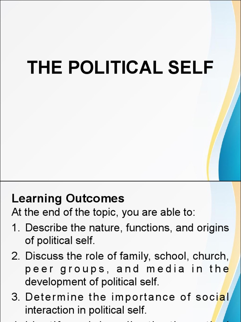 9 Political Self | PDF | Citizenship | Self