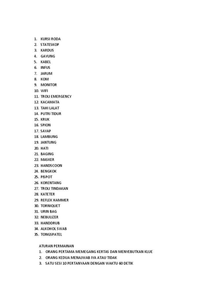 File Tebak Kata | PDF