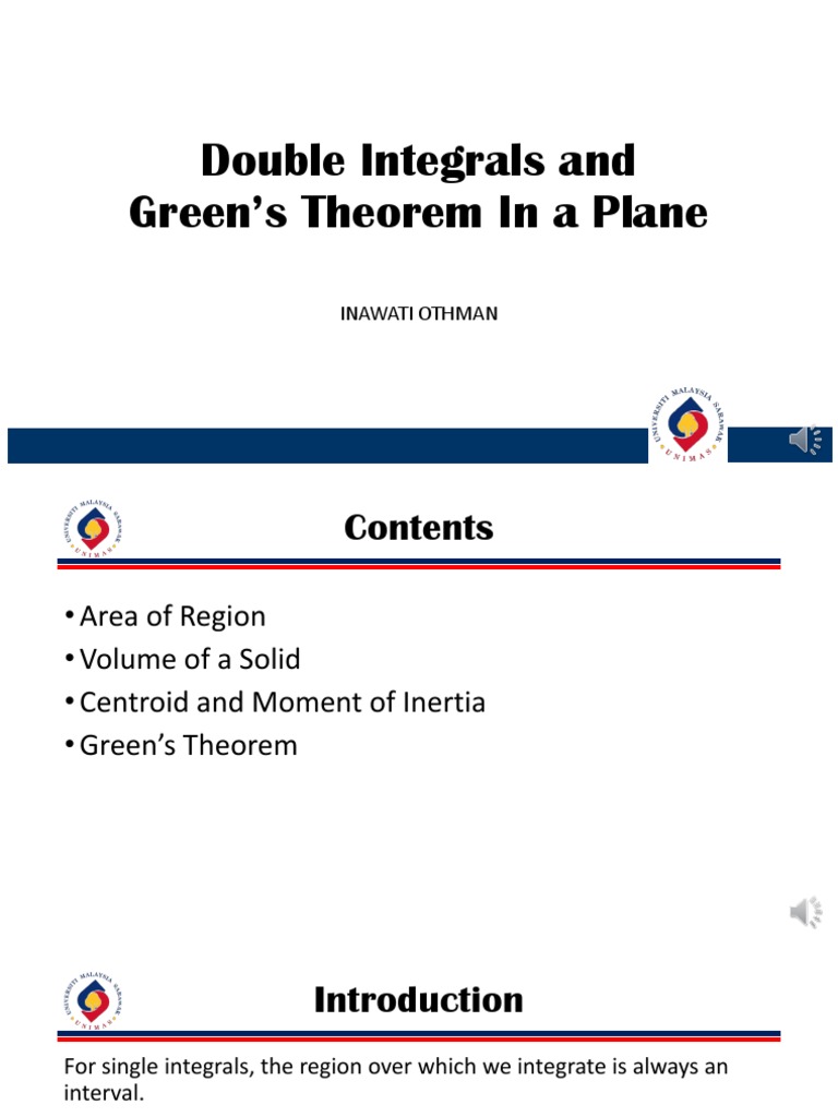 11 Double Integrals Part 1 Download Free Pdf Integral Area