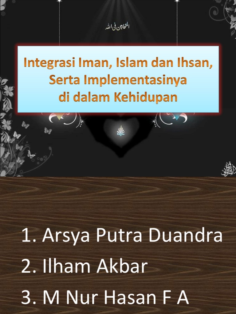 Iman Islam Dan Ihsan | PDF