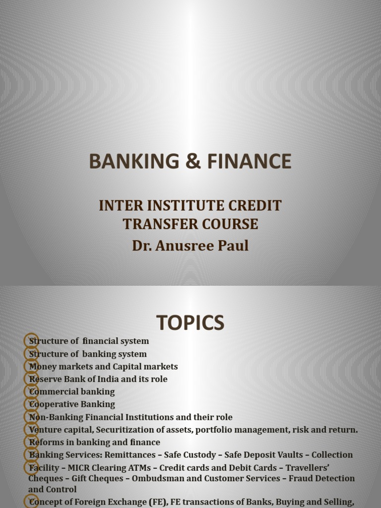 An Overview of the Indian Financial System and its Key Components | PDF ...