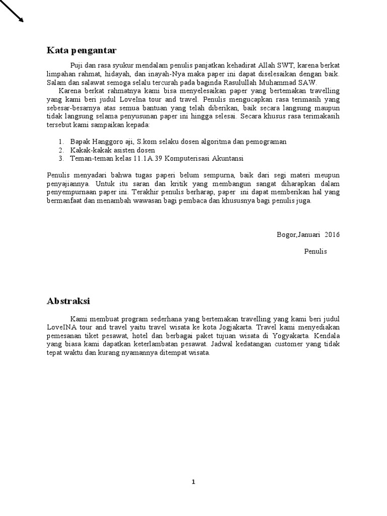 Kata Pengantar | PDF