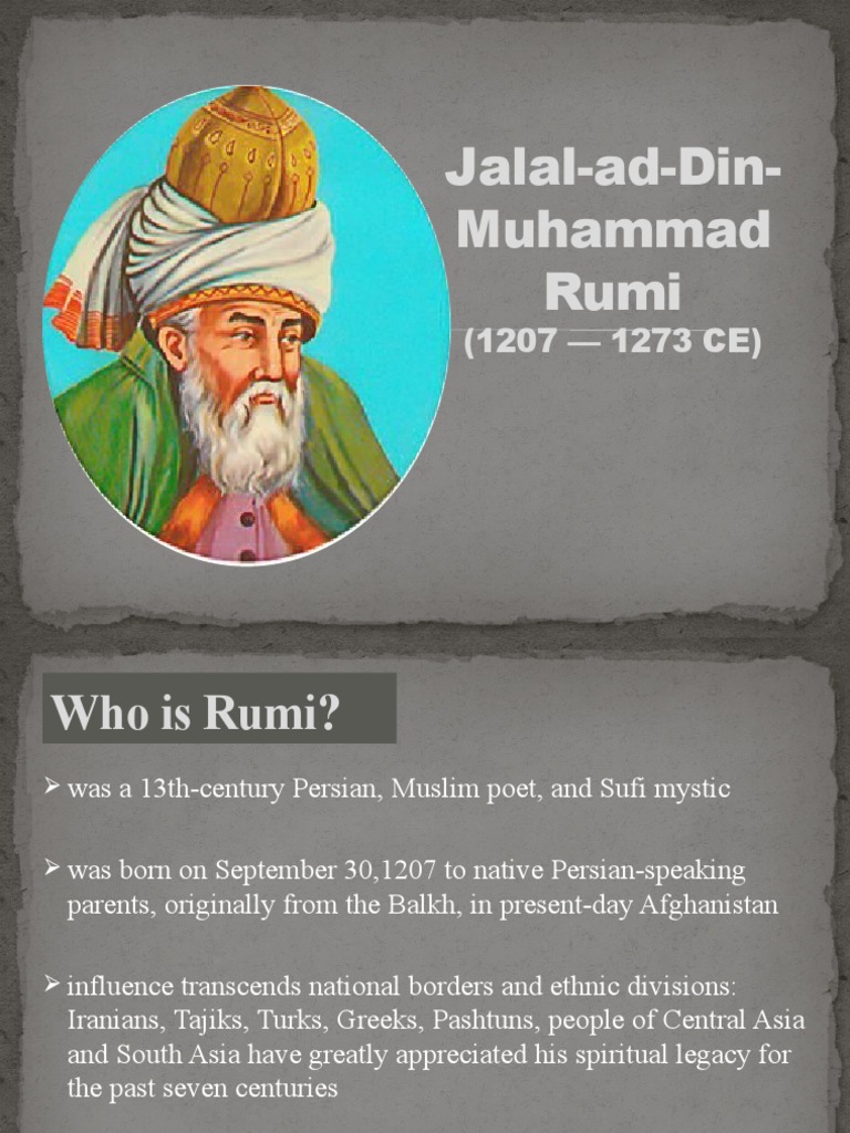 Jalal-ad-Din-Muhammad Rumi | PDF | Rumi | Abrahamic Religions
