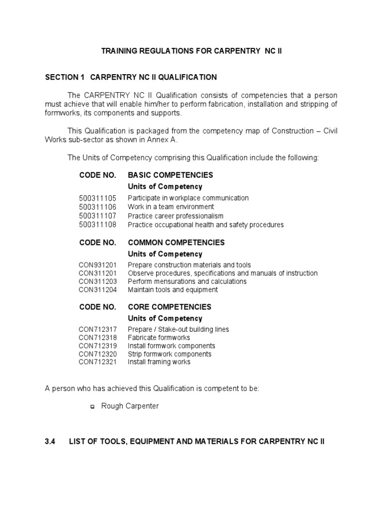Carpentry Install Formwork Components | PDF | Carpentry | Scaffolding