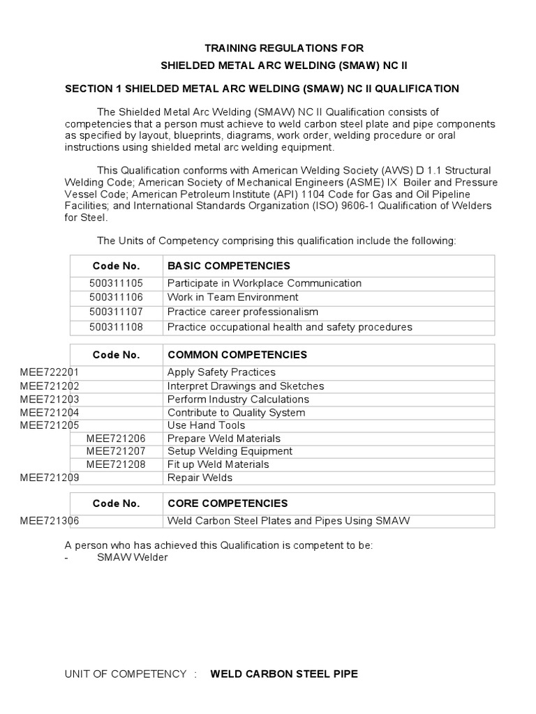 CBC Smaw Pipe | Download Free PDF | Welding | Construction