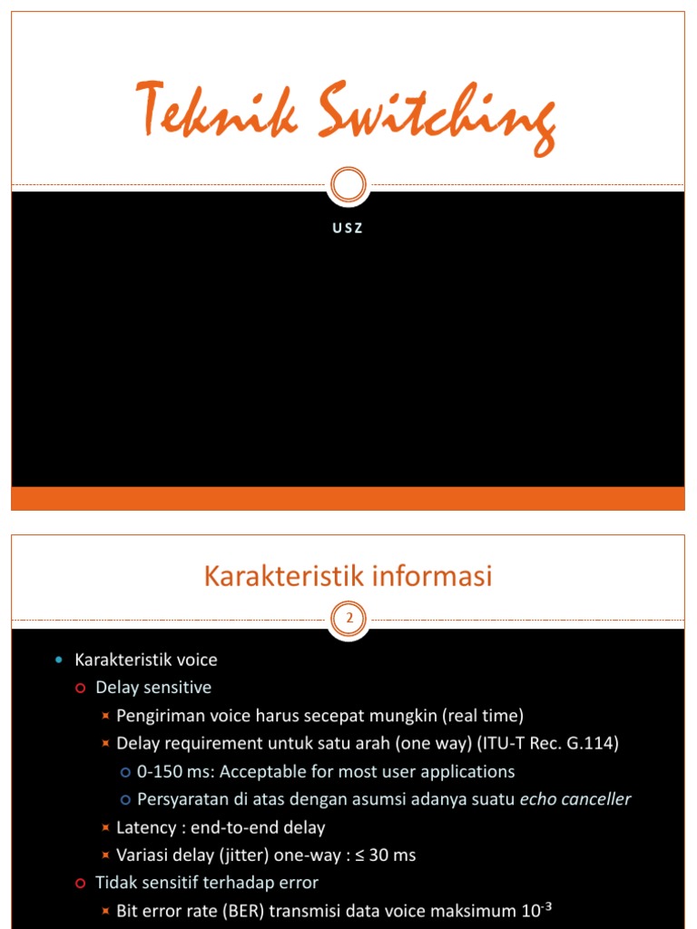 2B.Teknik Switching | PDF | Komputer