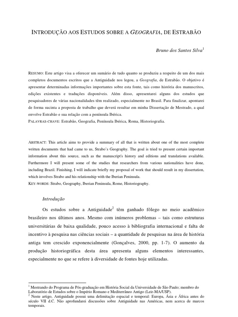 A Geografia de Estrabão | PDF | Geografia | Império Romano