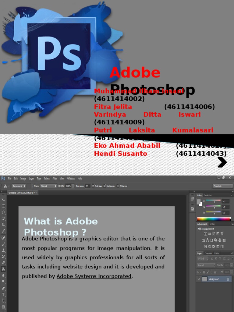 Photoshop Essay | PDF | Adobe Photoshop | Graphics
