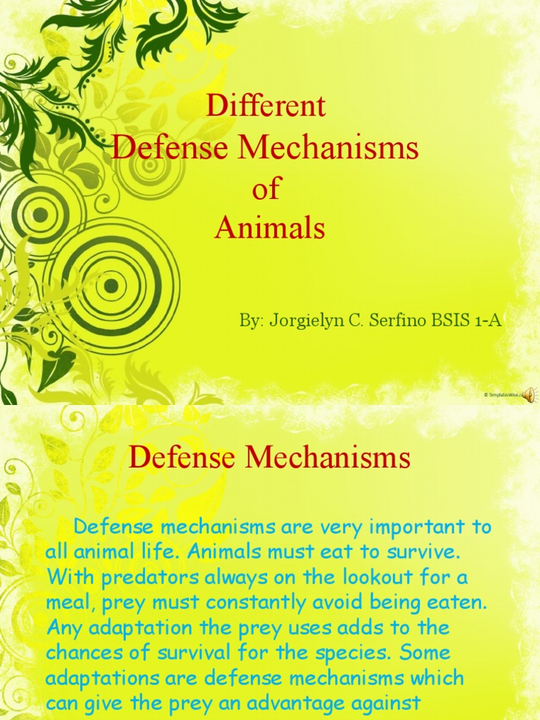 Defense Mechanisms of Animals | PDF | Predation | Camouflage