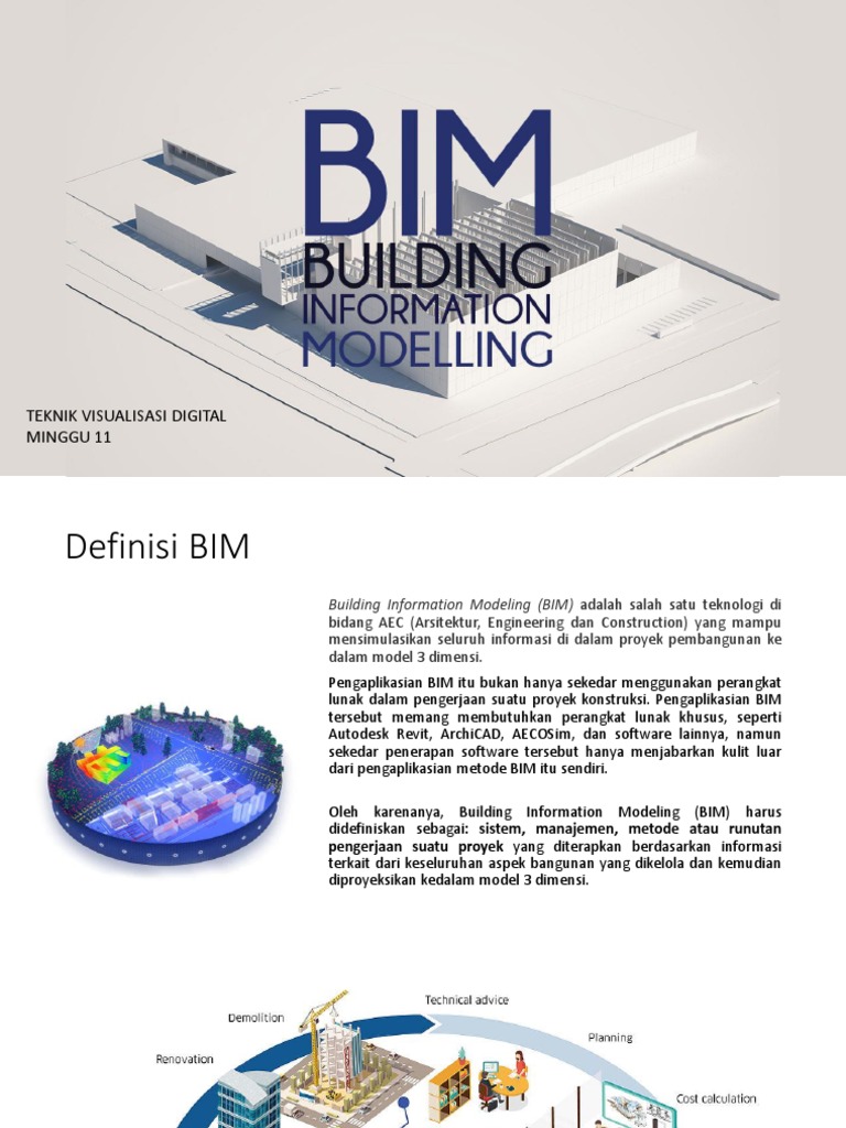 Pengenalan BIM (Building Information Modelling) | PDF