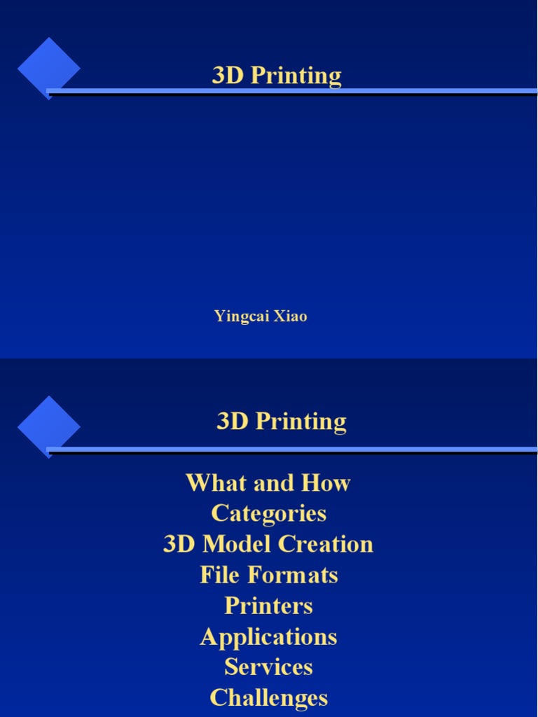 3D Printing | PDF | 3 D Printing | Emerging Technologies