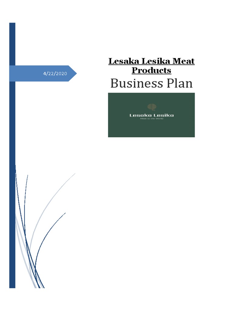 Business Plan Template Doc Pig Farm | PDF | Domestic Pig | Agriculture