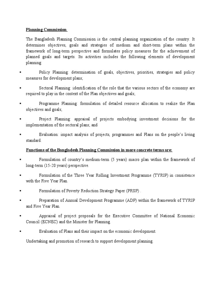 Planning Commission | PDF | Policy | Economies
