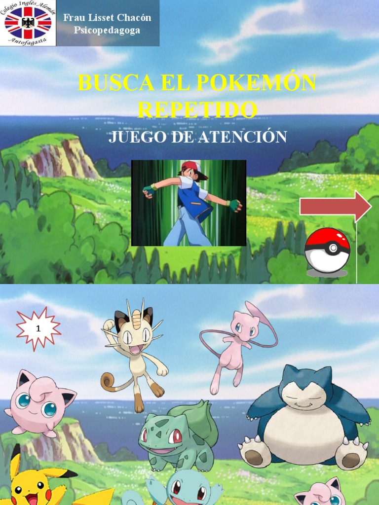 Encuentra Al Pokemon ATENCIÓN | PDF | Salud y bienestar