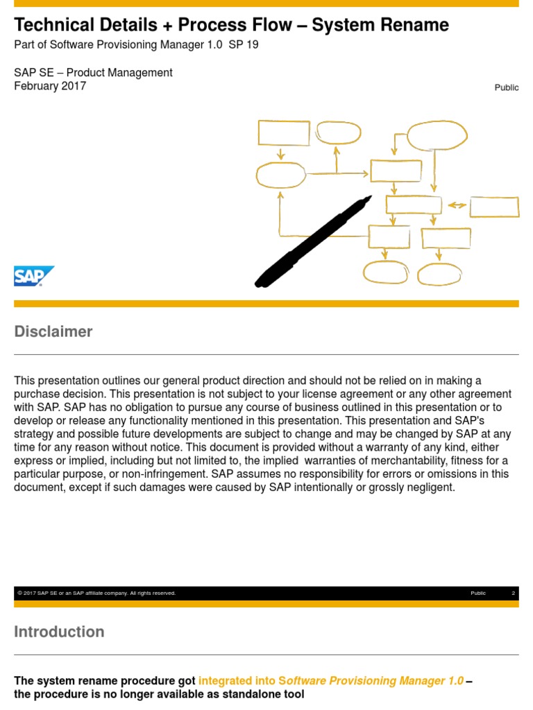 Technical Details - System Rename Procedure of Software Provisioning Manager 1.0 | PDF ...