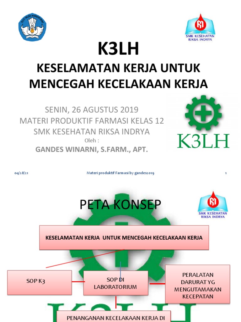 K3LH KESELAMATAN KERJA UTK MENCEGAH KECELAKAAN KERJA Okeh | PDF