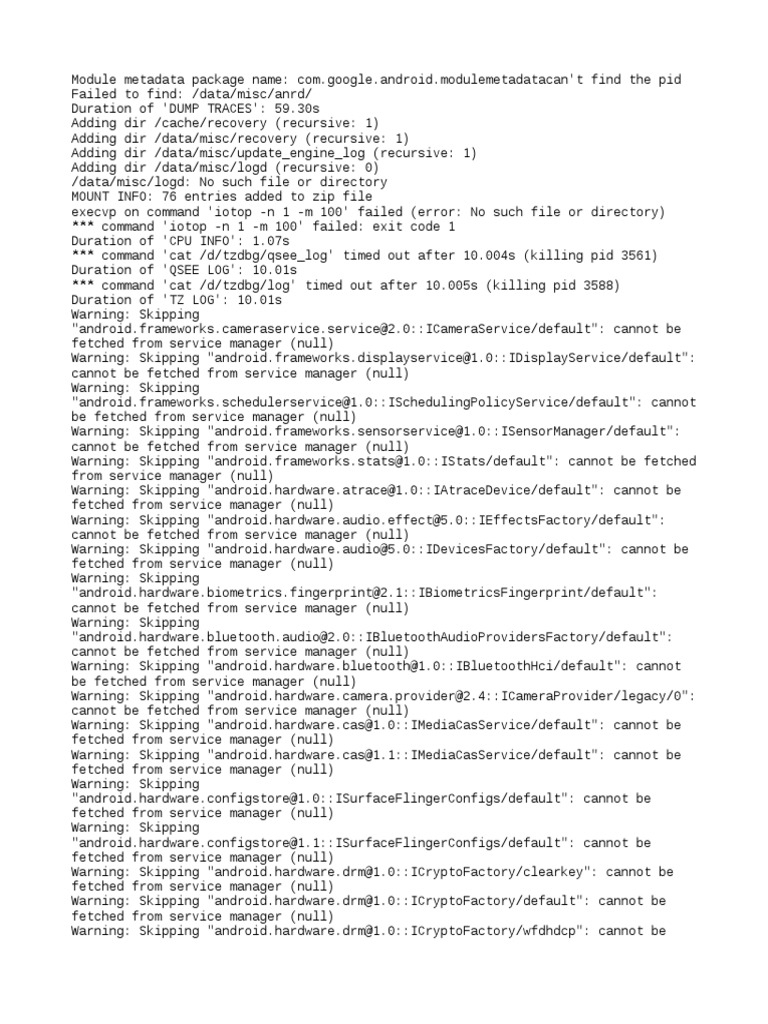 Bugreport Surya - Eea QKQ1.200512.002 2021 04 27 13 23 37 Dumpstate - Log 2392 | PDF | Computer ...