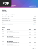 Cash App - Statement 2020 | PDF | Cash | Deposit Account