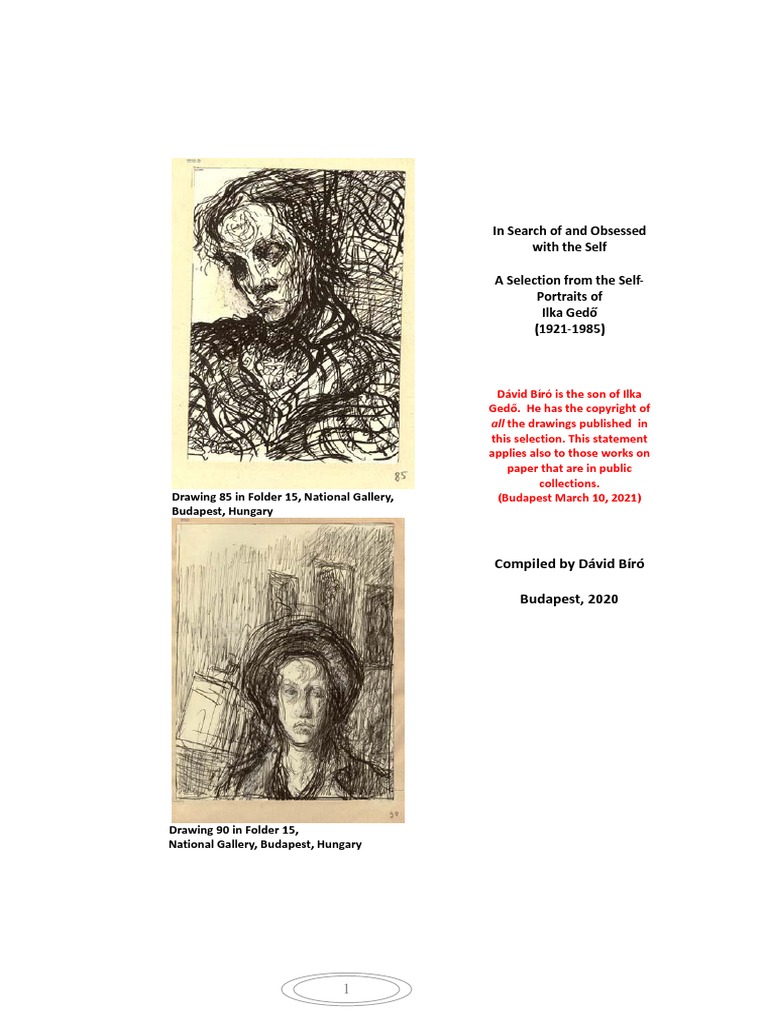 The Self Portraits of Ilka Gedő (1921-1985) - ENG Updated March10 2021 ...