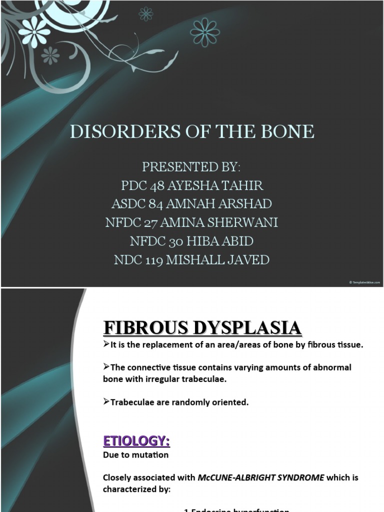 Disorders of The Bone | PDF | Bone | Diseases And Disorders