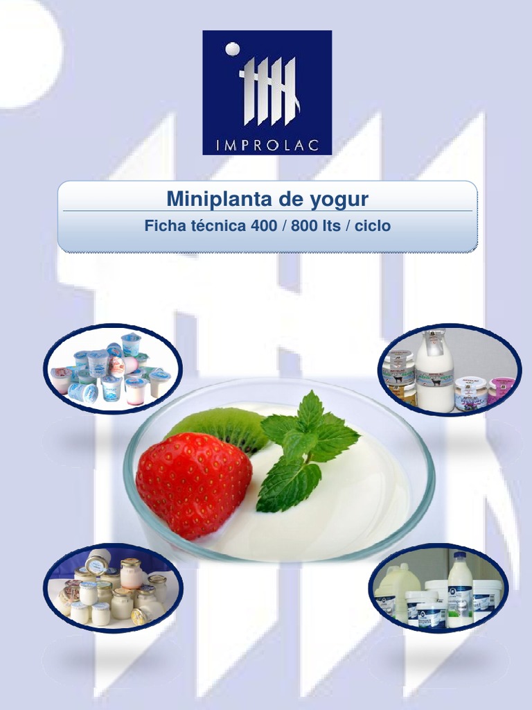 YOGUR - 400 - 800 Improlac | PDF | Yogur | Leche
