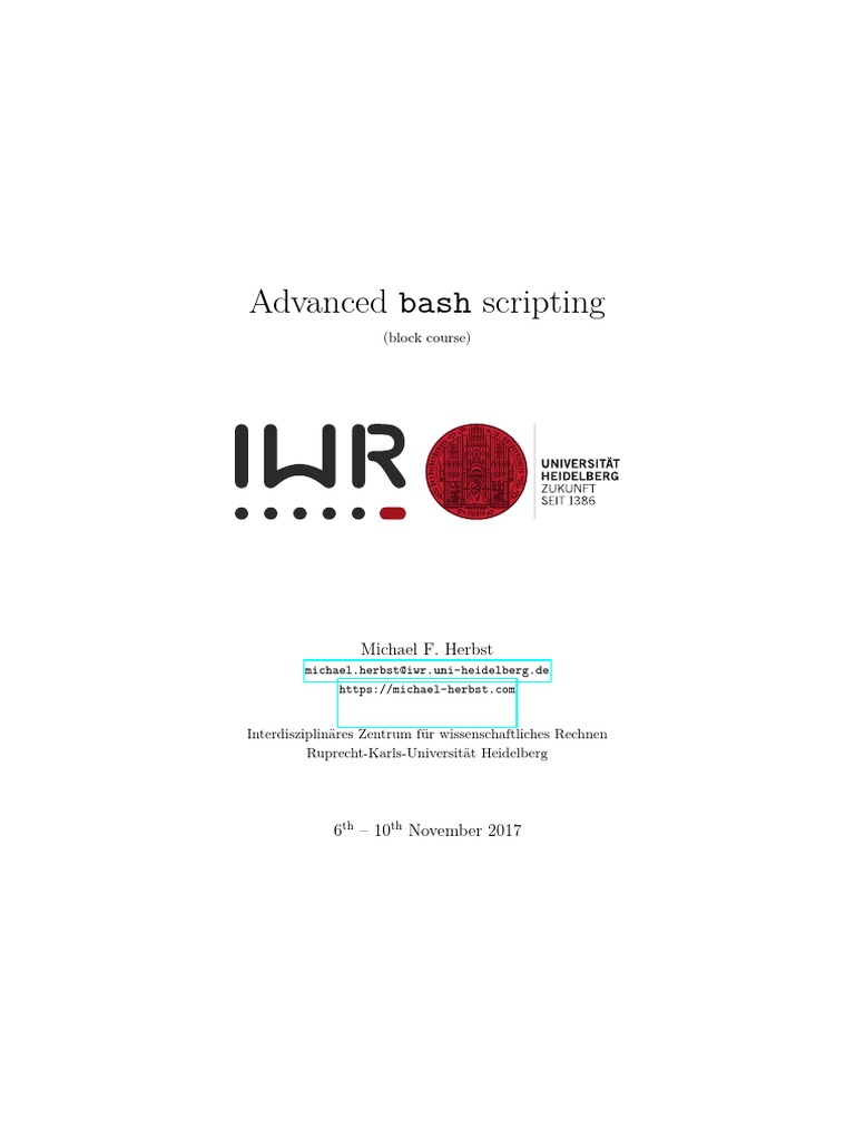Advanced Bash Scripting Course | PDF | Unix | Regular Expression