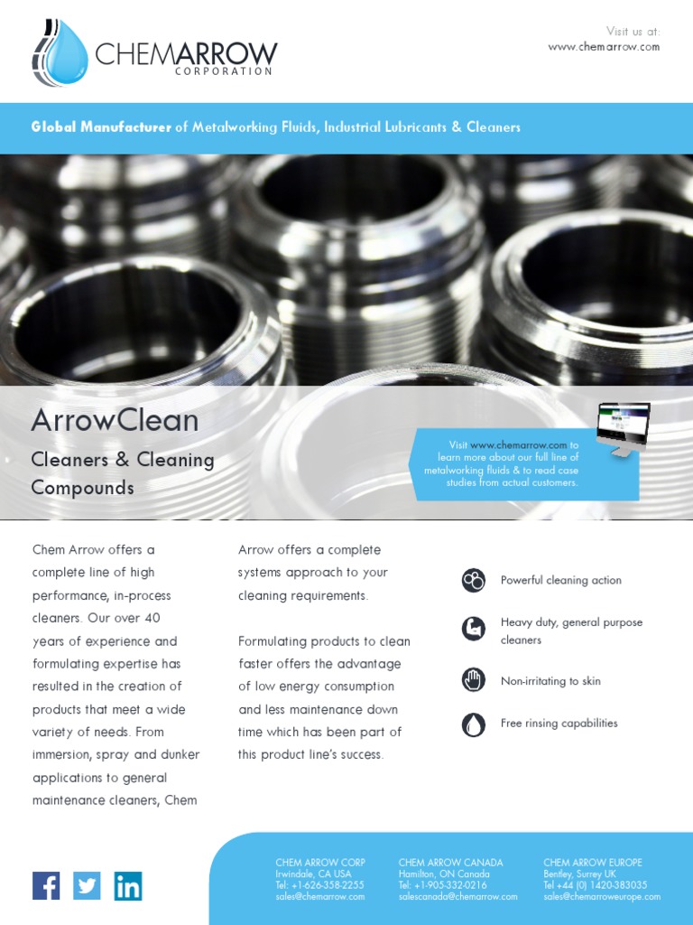 ArrowClean Product Brochure | PDF | Rust | Building Engineering