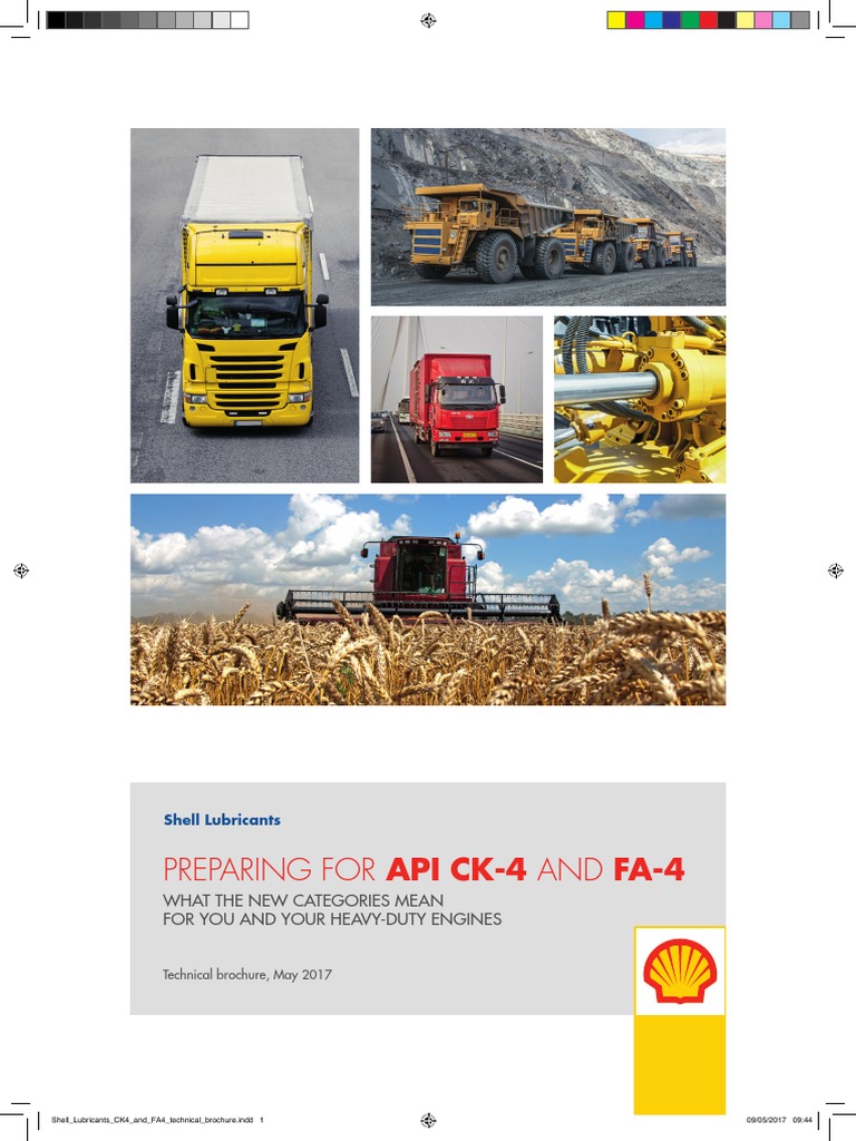 Shell Lubricants ck4 and Fa4 Technical Brochure | Download Free PDF ...