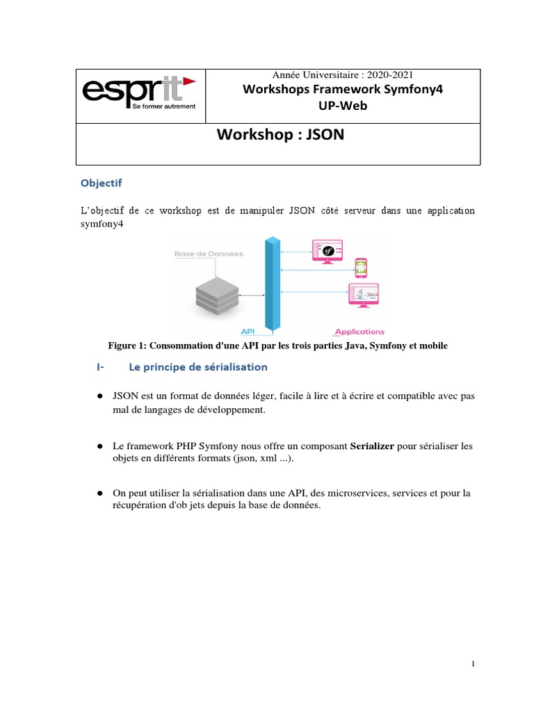 Symfony4 JSON: Sérialisation et CRUD | PDF | JSON | XML