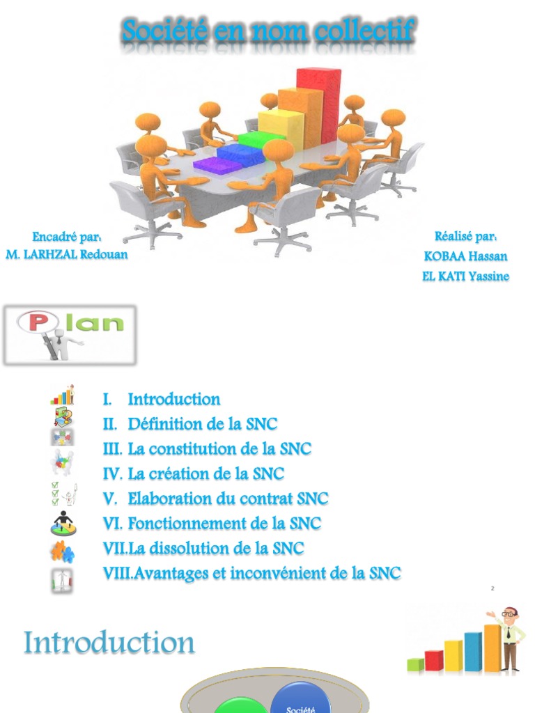 Societe en Nom Collectif | PDF | Société en nom collectif | Partenariat