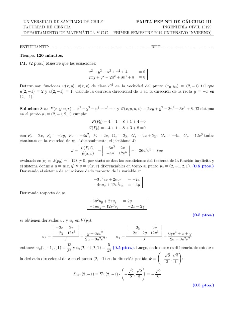 Ejercicios Calculo Multivariable | Descargar gratis PDF | Derivado | Conceptos matemáticos