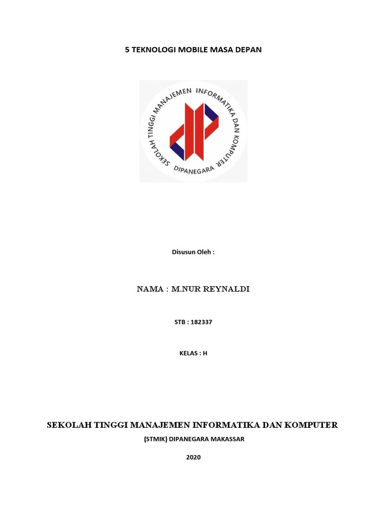 Teknologi Handphone Masa Depan | PDF | Game & Aktivitas | Komputer