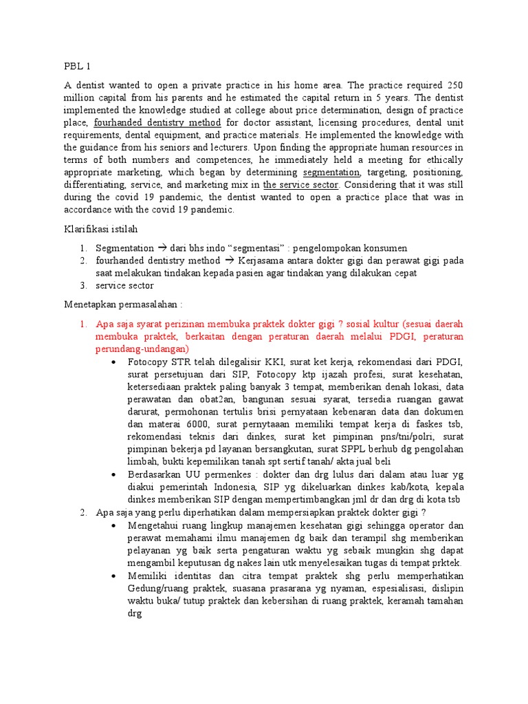 PBL 1 - Tutorial 7 | PDF | Bisnis | Sains & Matematika