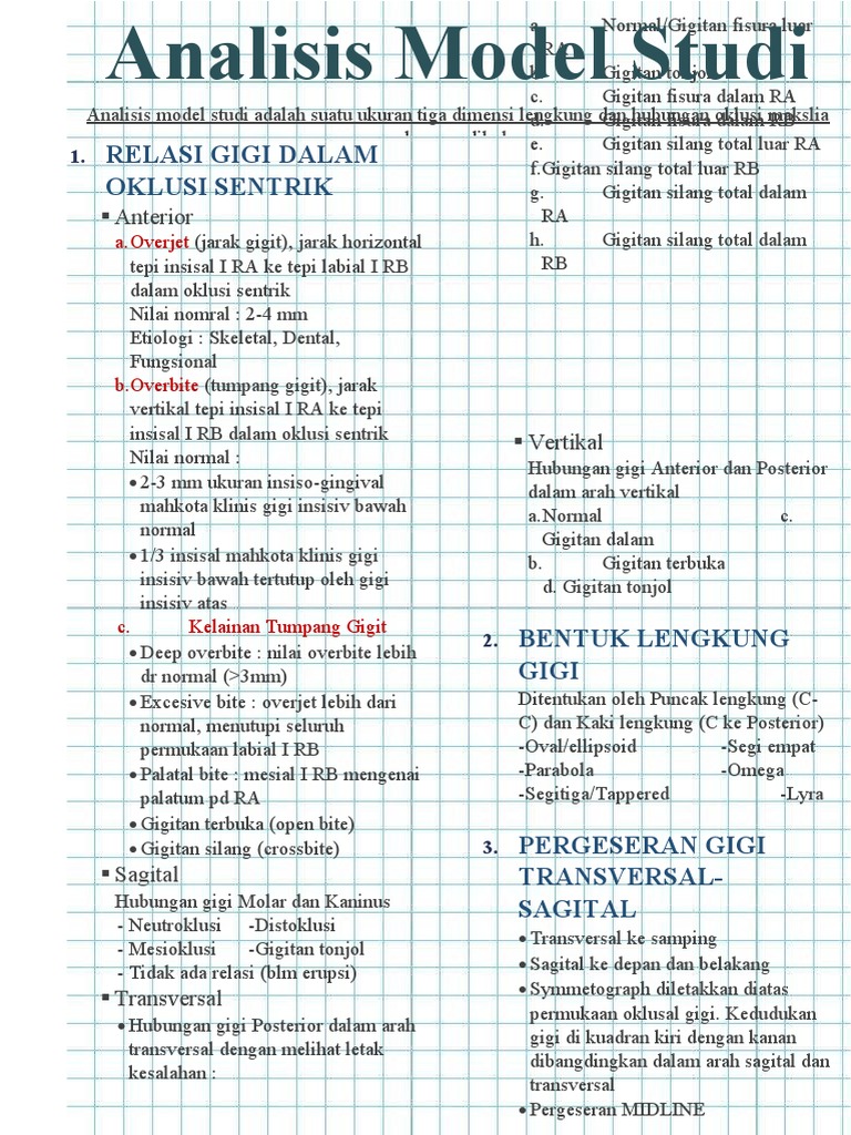 Analisis Model Studi | PDF