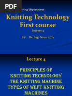 Knitted Loop Structure and Notations | PDF | Knitting | Textiles