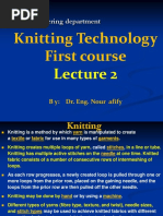 Lecture - Rib and Interlock | PDF | Knitting | Clothing