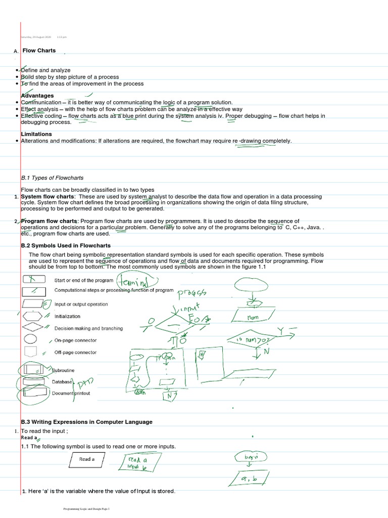 Flowcharts | PDF | Control Flow | Computer Program